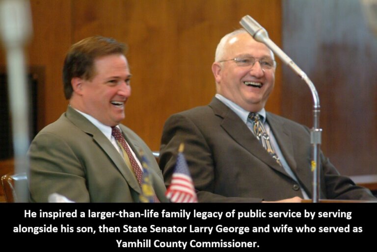 Citizen hero, former State Senator Gary George passes | Oregon Catalyst