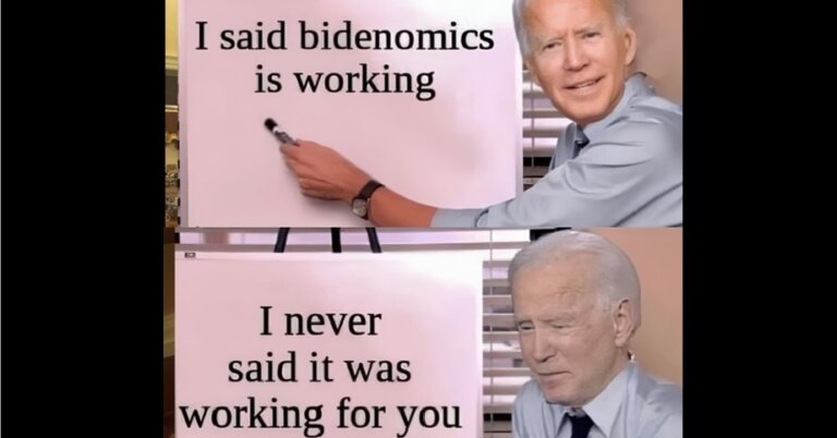 Meme: Bidenomics explained … | Oregon Catalyst