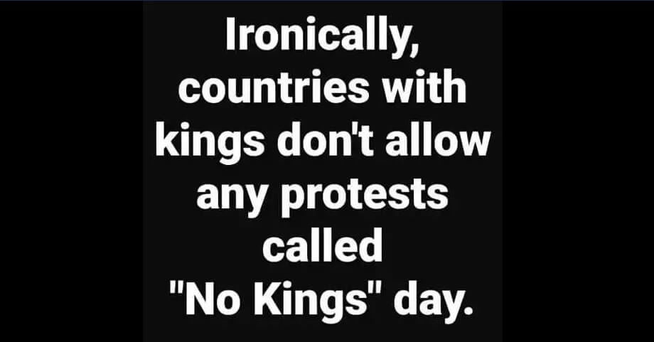 9 memes, toons on No Kings Day protest | Oregon Catalyst